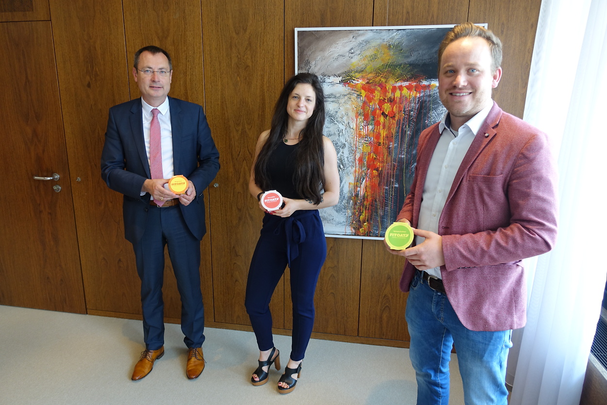 FitOaty-Gründerin stellt ihr Start-up im Rathaus vor - Stadt Aalen
